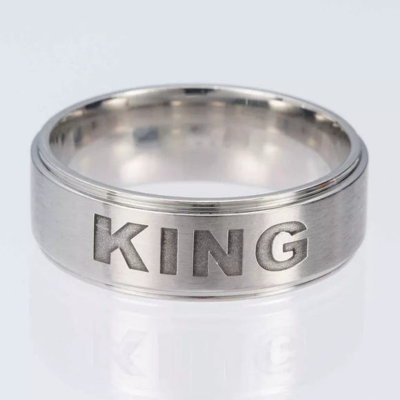 None | Accessories | King Engraved Rings | Poshmark